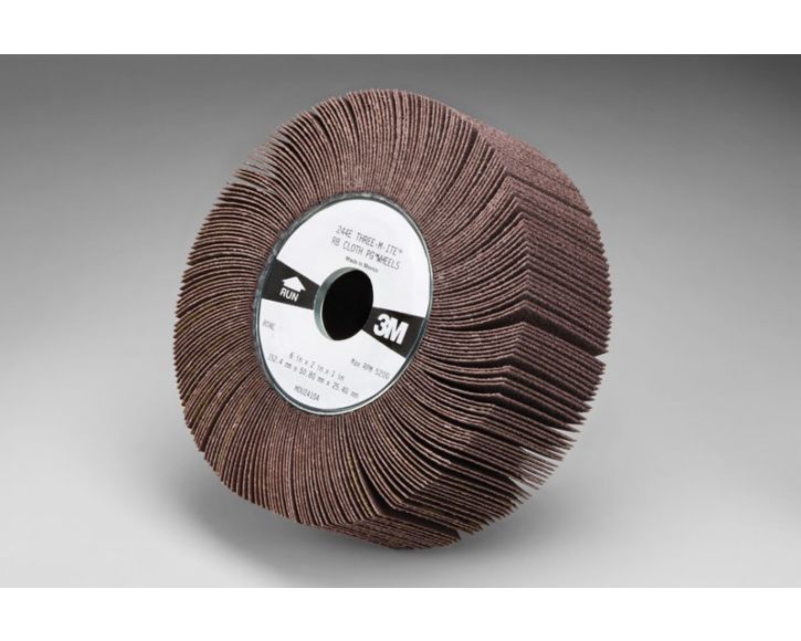 3M™ Flap Wheel 244E, 8 in x 4 in x 1-1/4 in, 80 XE-weight, 1 per case